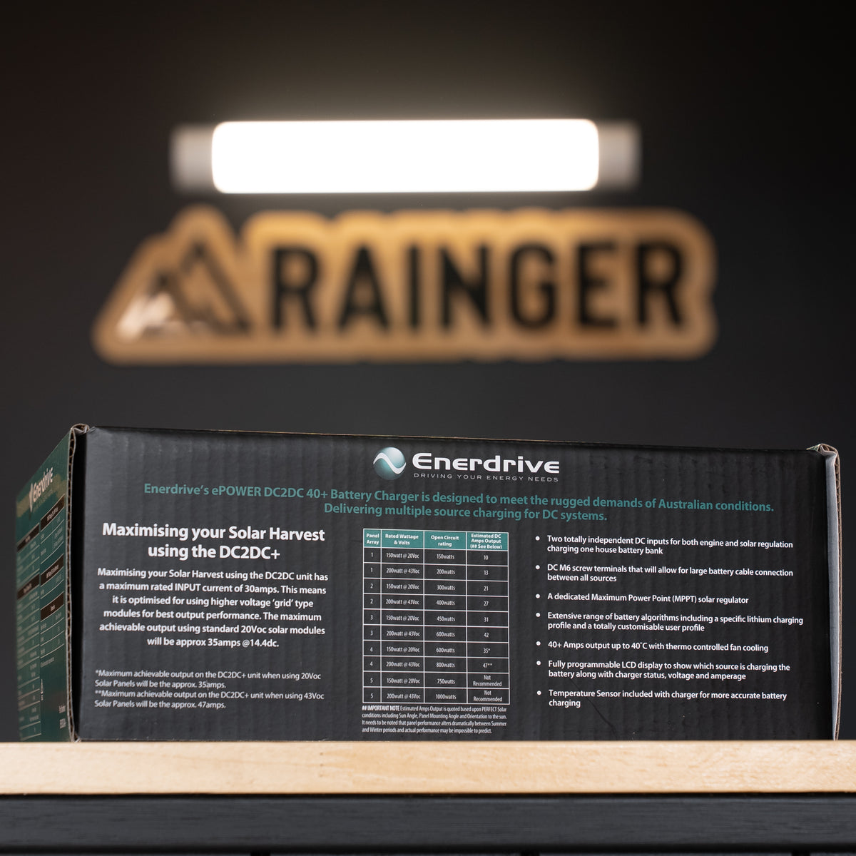 Enerdrive – DC2DC 40+A 12V Battery Charger w/ MPPT Solar – EN3DC40+