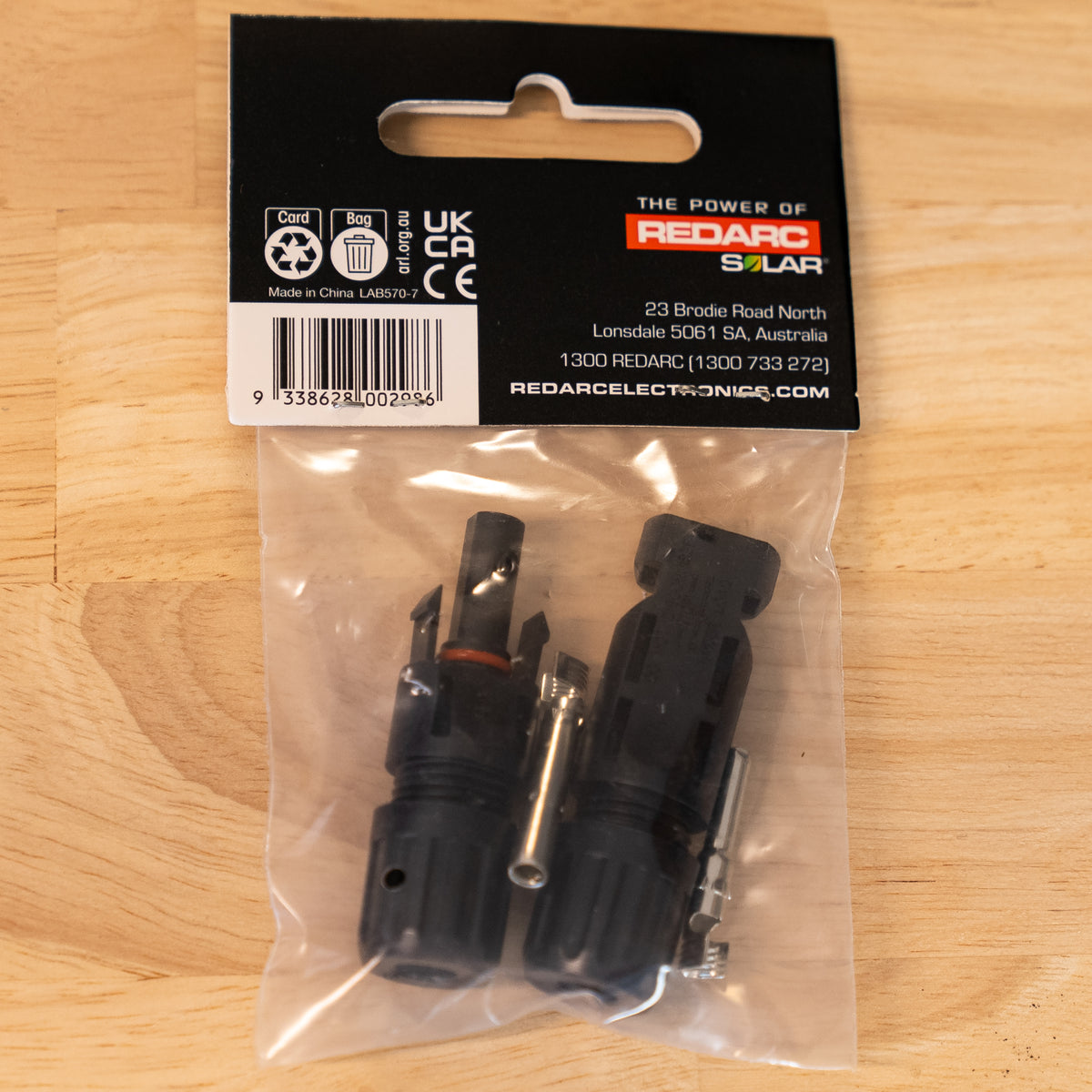 REDARC - MC4 Solar Connector Pair (Positive & Negative) - SRC0001-CK
